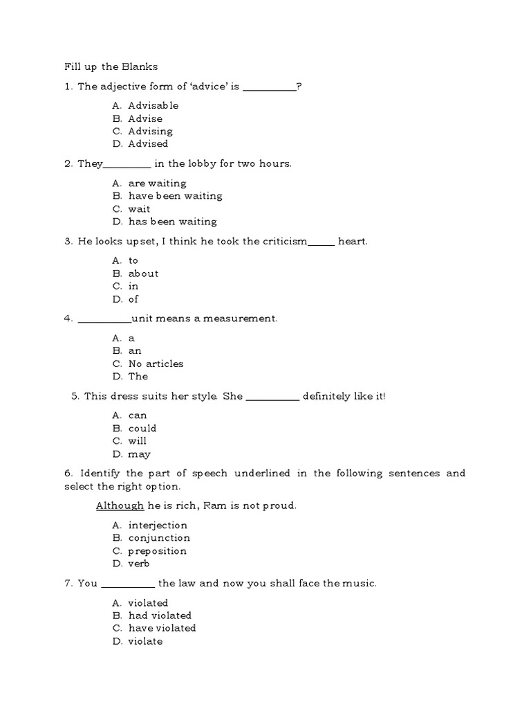 Grammar Set 1 | PDF | Verb | Part Of Speech Grammar Set 1 | PDF | Verb | Part Of Speech
