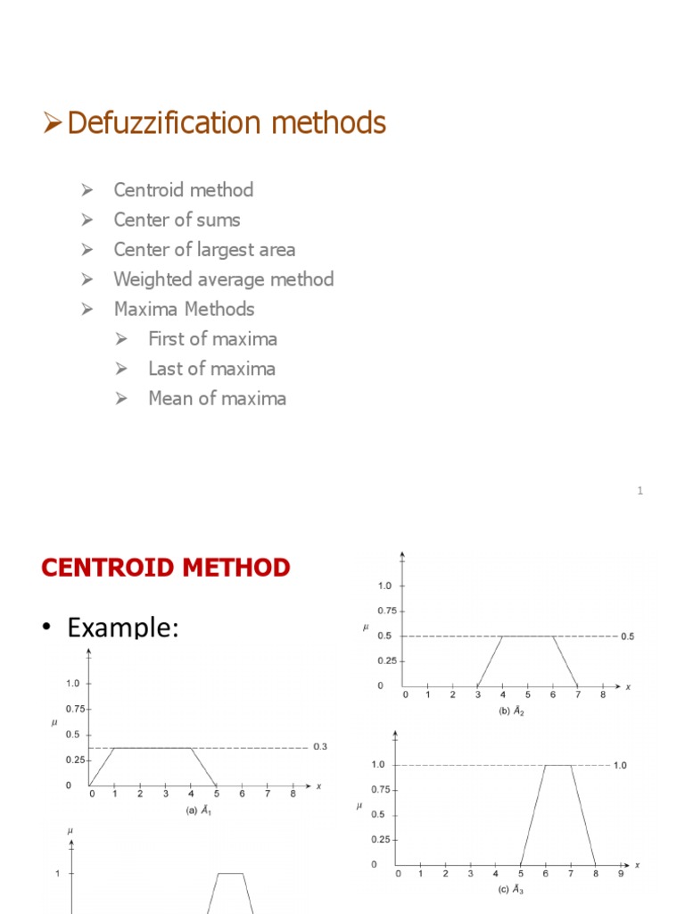 Defuzzification | PDF | Teaching Methods & Materials