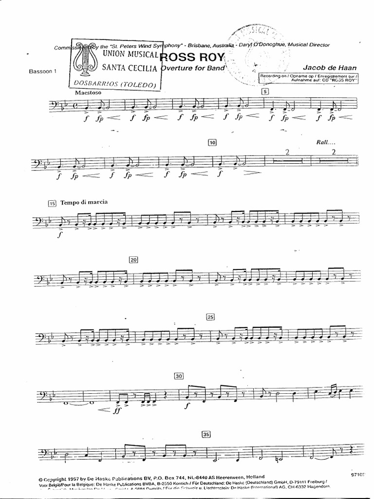 Ross Roy - Haan, Jacob - Cuerda Cello | PDF