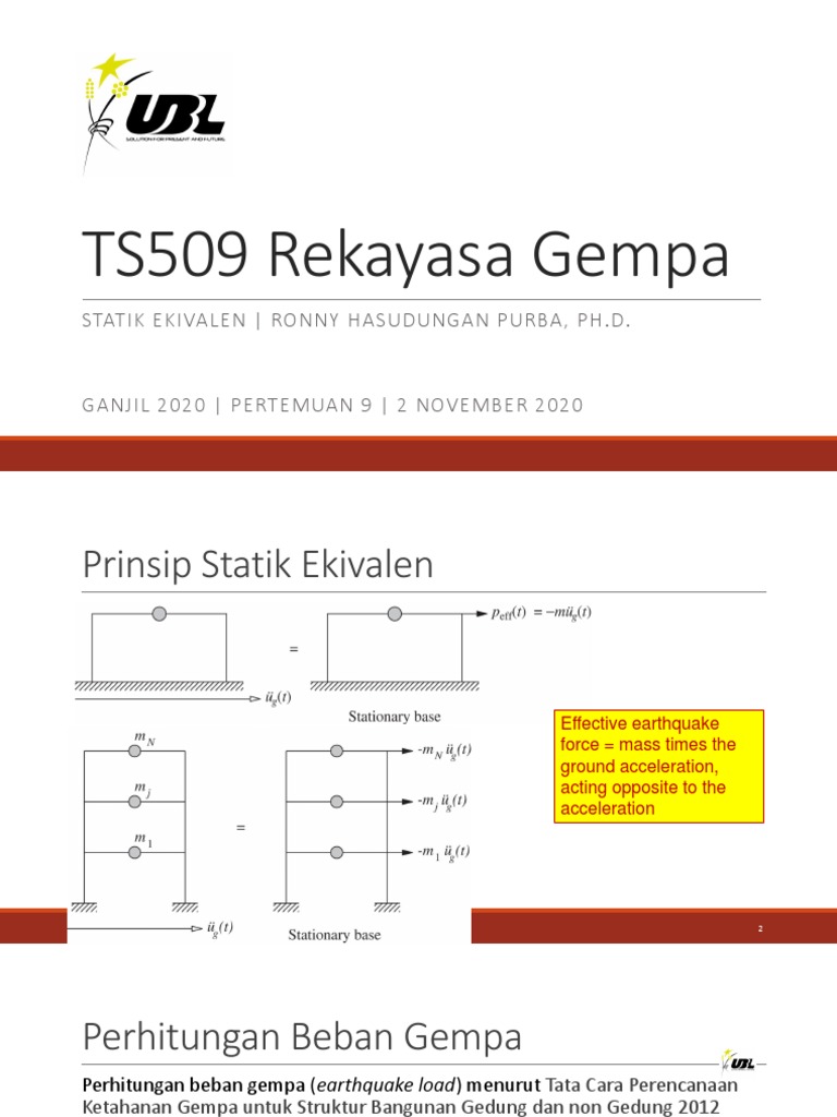Equivalent Static Load | PDF