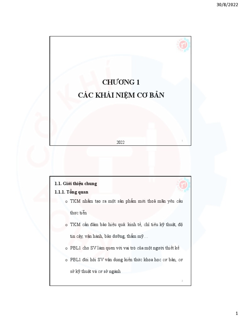 Chương 1. Giới Thiệu Về PBL1 | PDF