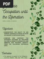 Japanese Interregnum Handout | PDF | Military | Philippines