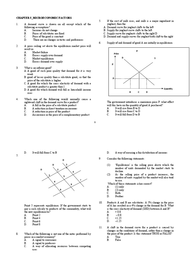Exercise - Chapter 5 - Question | Download Free PDF | Supply And Demand ... Exercise - Chapter 5 - Question | Download Free PDF | Supply And Demand ...