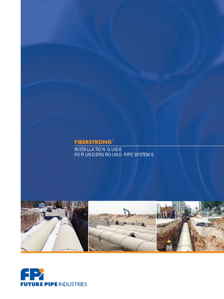 Underground Pipe Installation Guide | PDF | Pipe (Fluid Conveyance) | Screw