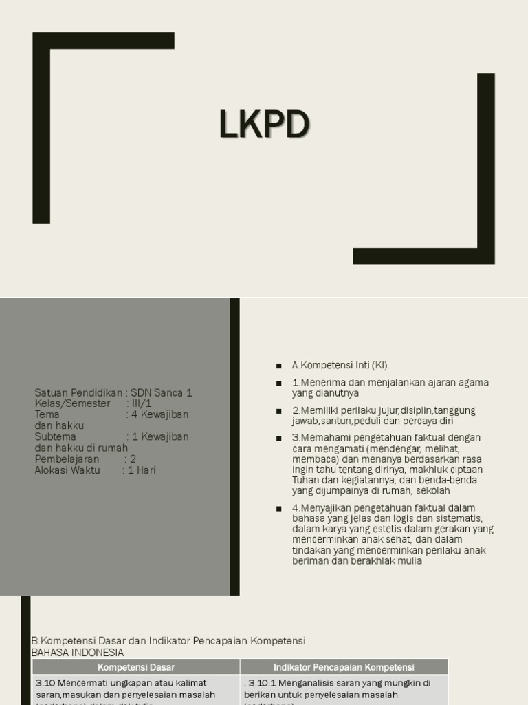 LKPD Kelas 3 Tema 4 Subtema 1 pb2 | PDF