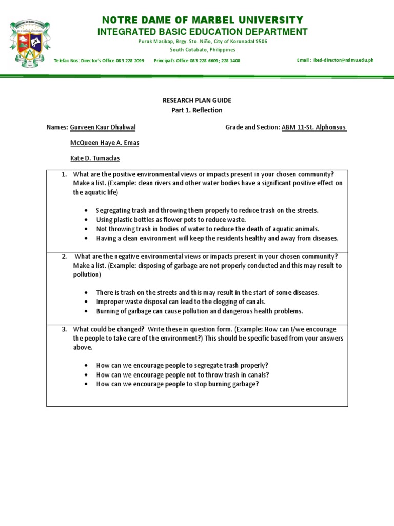 Action Plan | PDF | Science & Mathematics