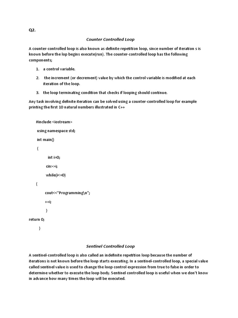 Computer Programming Assignment | PDF | Control Flow | Computer Science