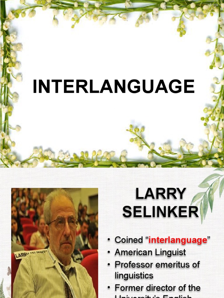 INTERLANGUAGE | PDF | Language Arts & Discipline