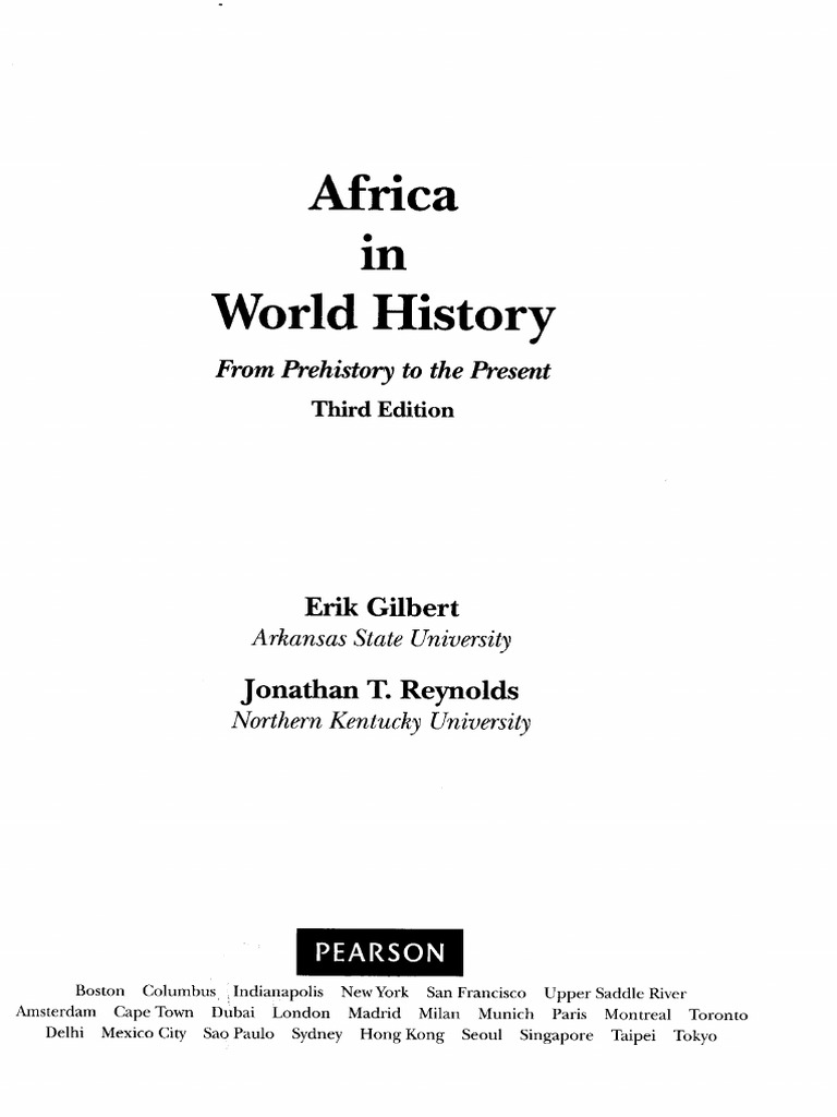Africa World History: From Prehistory To The Present | PDF | Africa ...