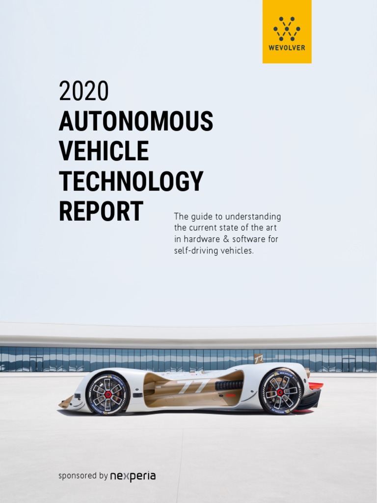 2020 Autonomous Vehicle Technology Report | PDF | Infrared | Charge ...