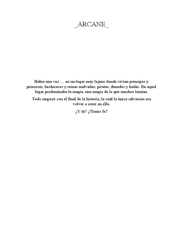 ARCANE | PDF