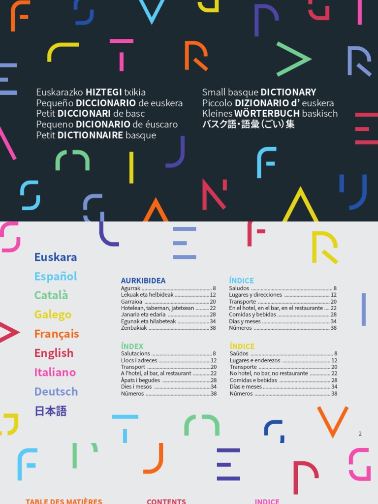 Diccionario Euskera | PDF