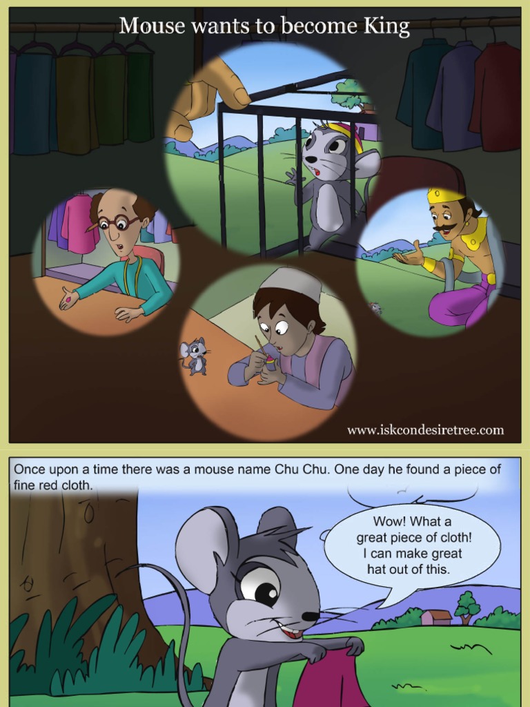 Comics-4-6 Years, 7-9 Years, 10-14 Years - Mouse Wants To Become King | PDF