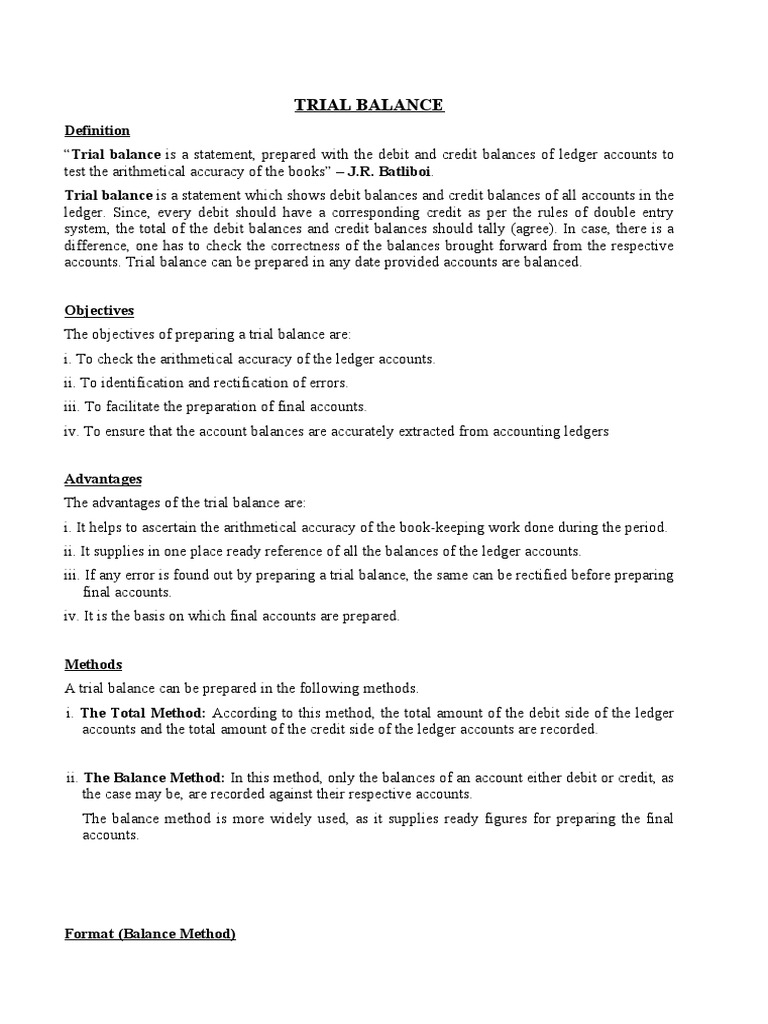 An Insightful Examination of the Key Components and Purpose of a Trial ...