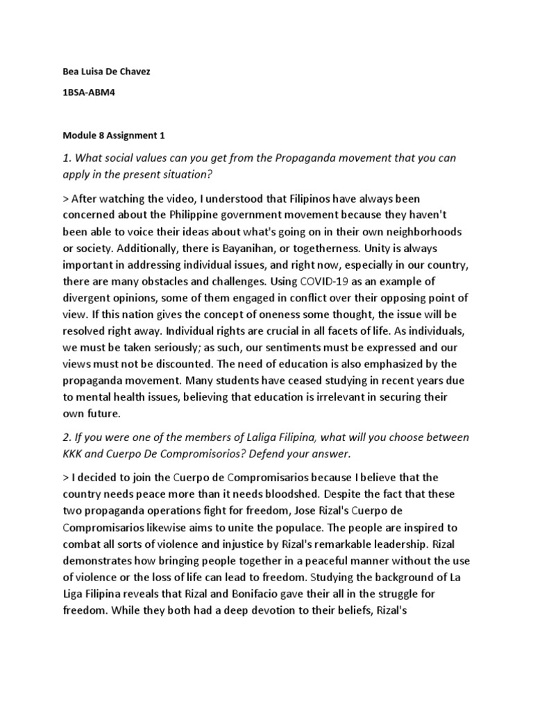 Module 8 Assignment 1 | PDF