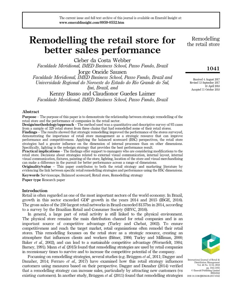 10 1108 - Ijrdm 08 2017 0162 | PDF | Retail | Strategic Management