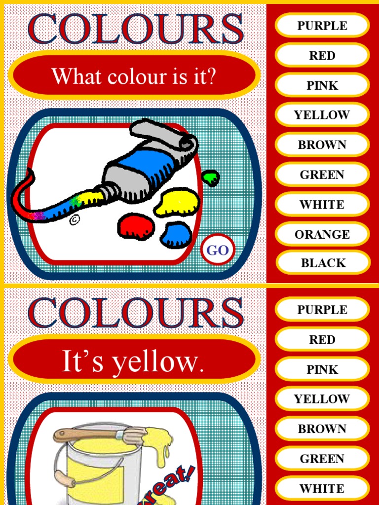 A Color Identification Game | PDF | Green | Brown