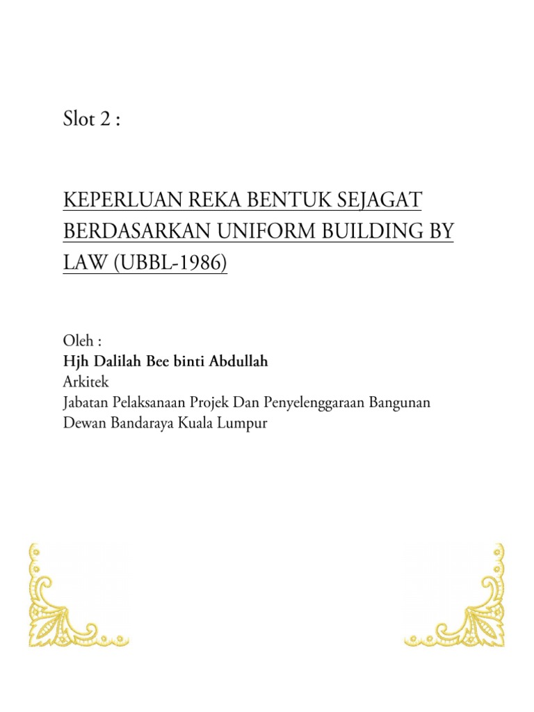 UBBL Slides Part2 | PDF