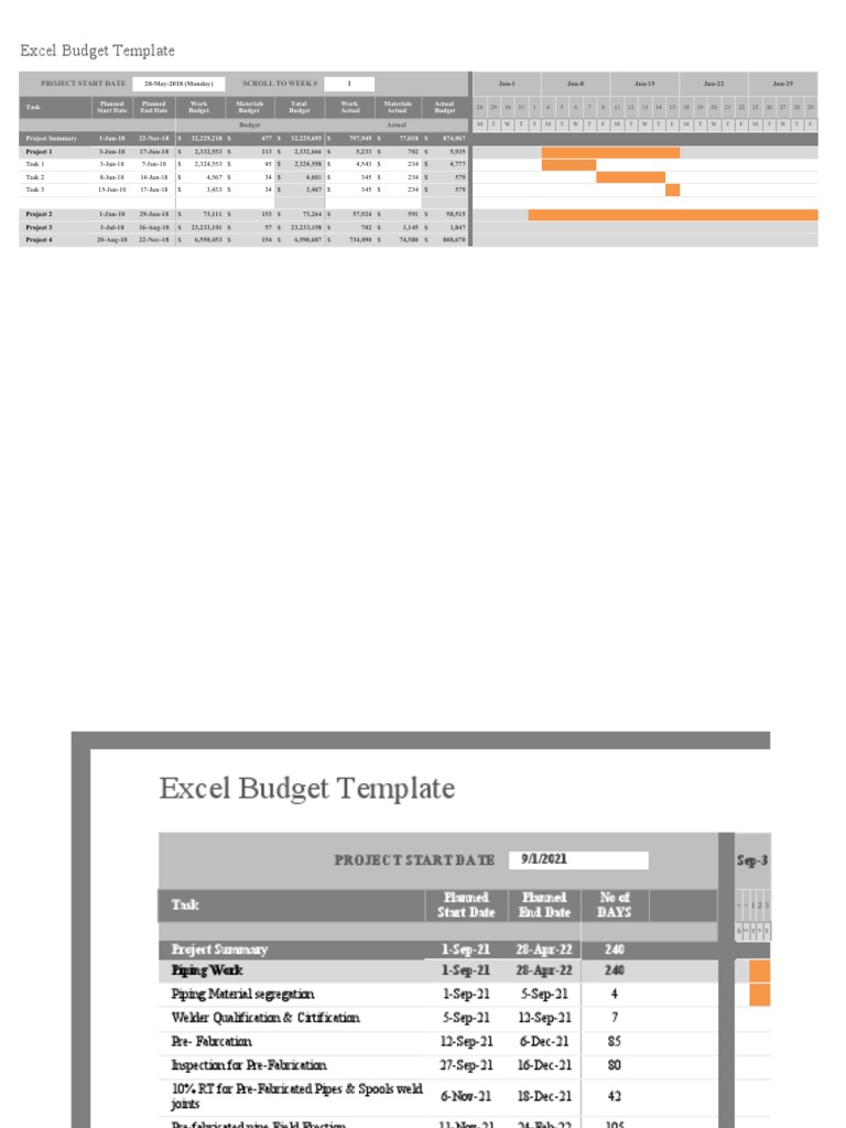 Excel-Budget-Template | PDF | Microsoft Excel | Pipe (Fluid Conveyance)