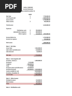 Uno Sari - Sari Store Income Statement | PDF