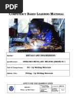 CBLM Smaw - NC Ii | PDF | Welding | Construction