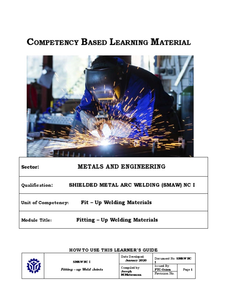 Fit-up Weld Materials | PDF | Welding | Construction