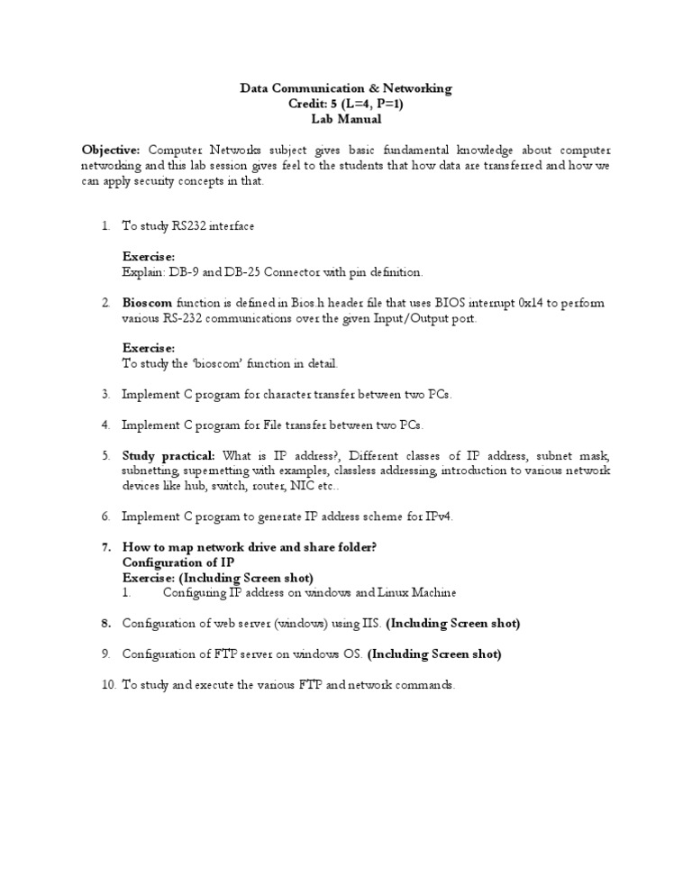 DCN Lab Practicals | PDF | Art