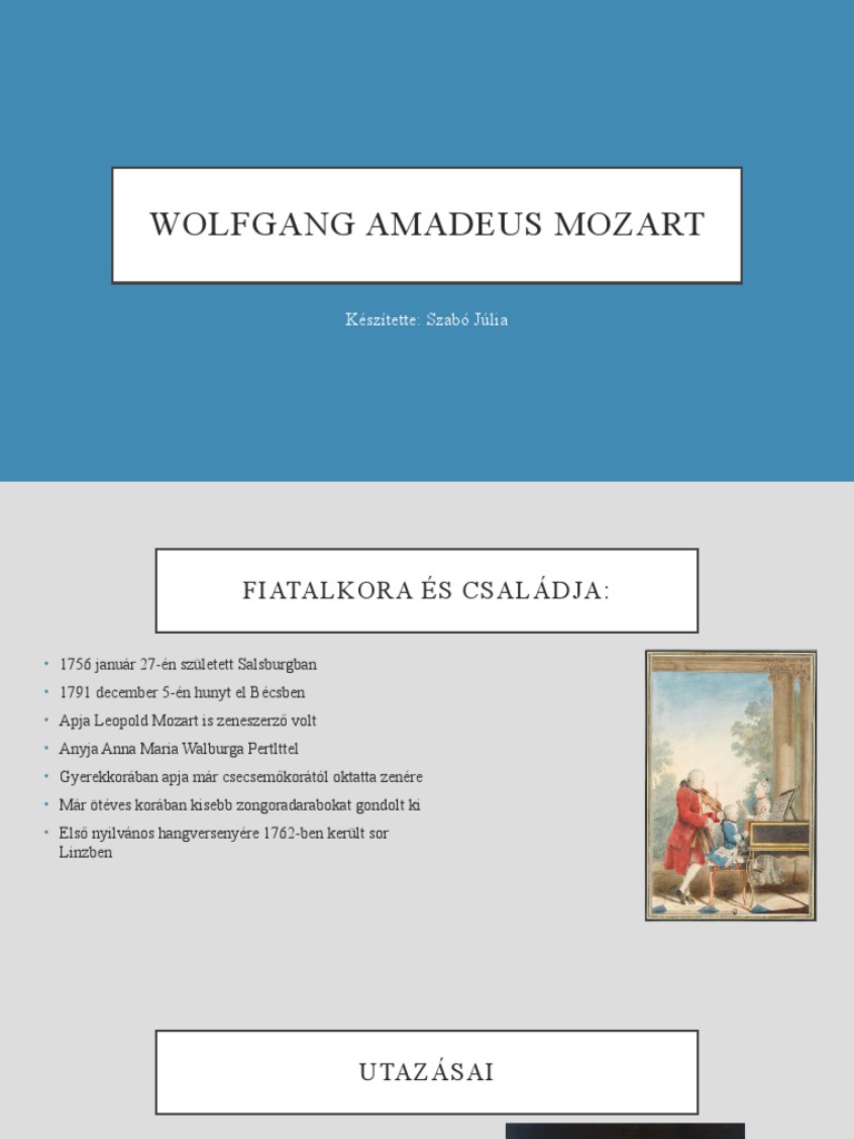 Wolfgang Amadeus Mozart | PDF