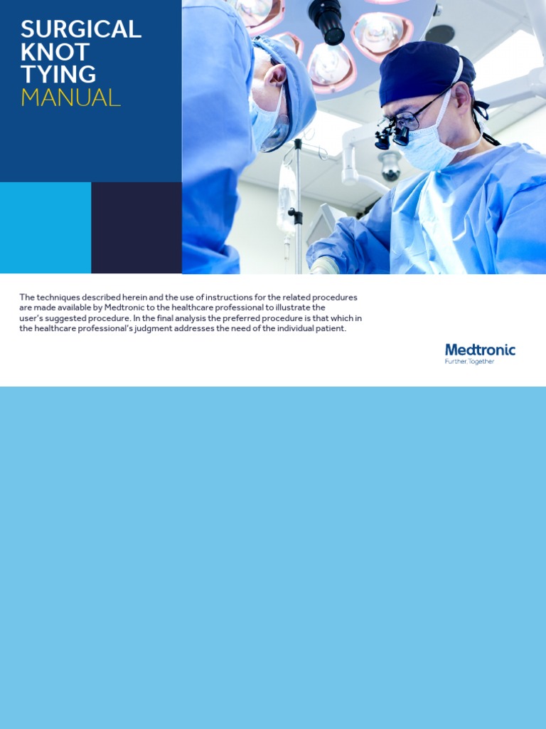Emea Knot Tying Manual | PDF | Surgical Suture | Knot