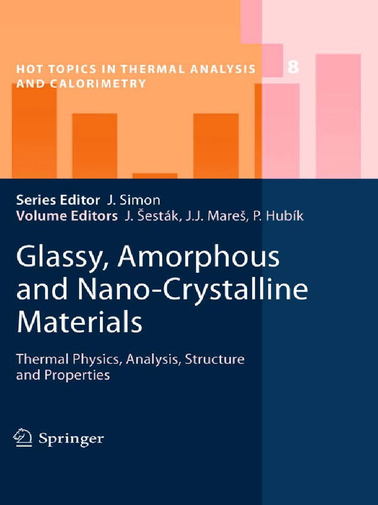 Glassy, Amorphous and Nano-Crystalline Materials | PDF | Solid | Polymers