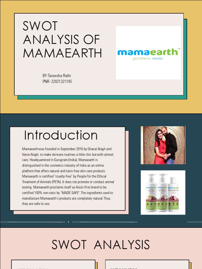 Mamaearth SWOT Analysis Overview | PDF