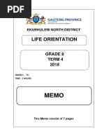 2024 Term 4 GR 8 Mathematics P1 Exam Memo | PDF | Mathematics