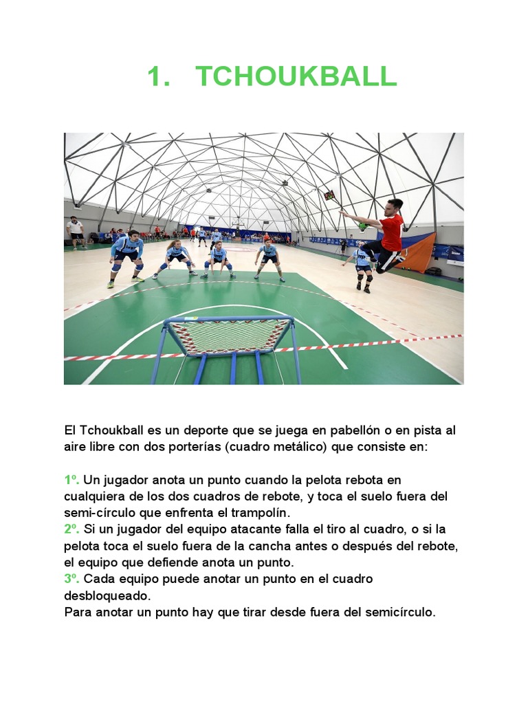 Reglas y fundamentos del Tchoukball | PDF