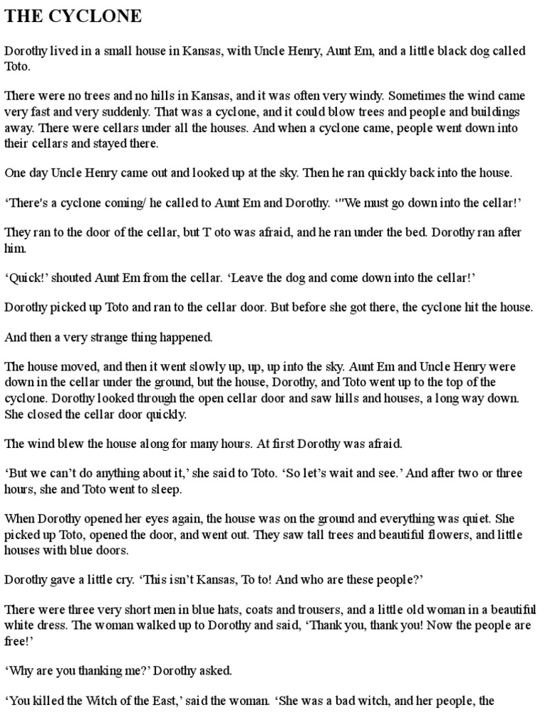 The Wizard of Oz Beginner Story Book PDF Download | PDF | Dorothy Gale ...