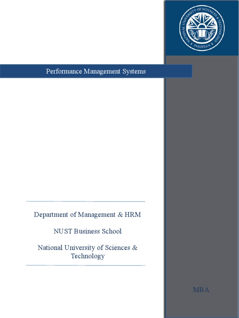 PMS - Course Outline | PDF | Performance Appraisal | Academic Dishonesty