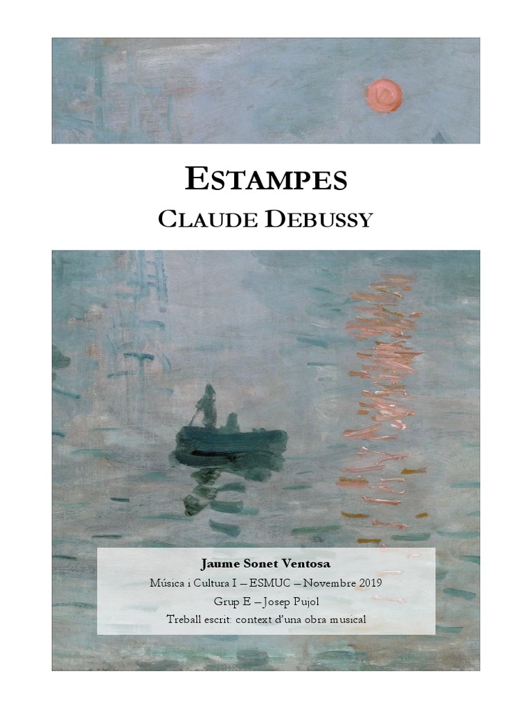 Estampes, Debussy - Jaume Sonet | PDF
