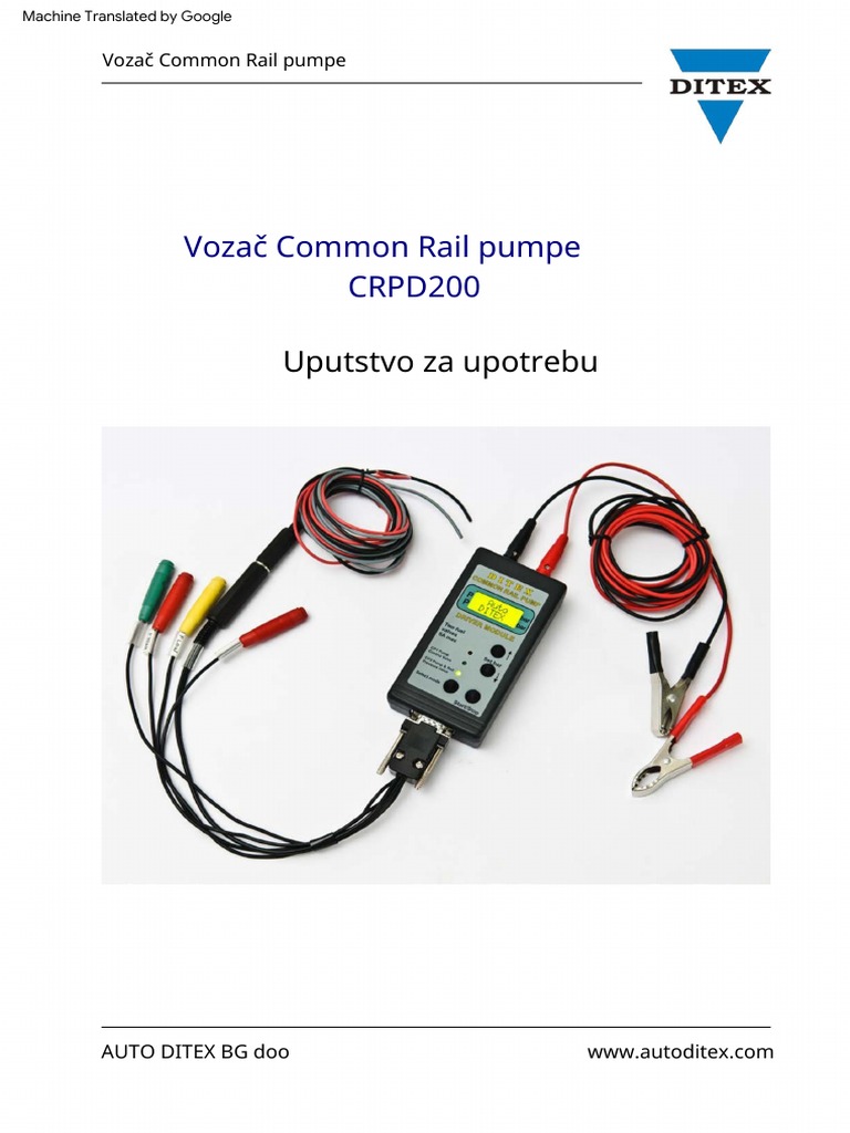 Crpd200manualeng SRP | PDF