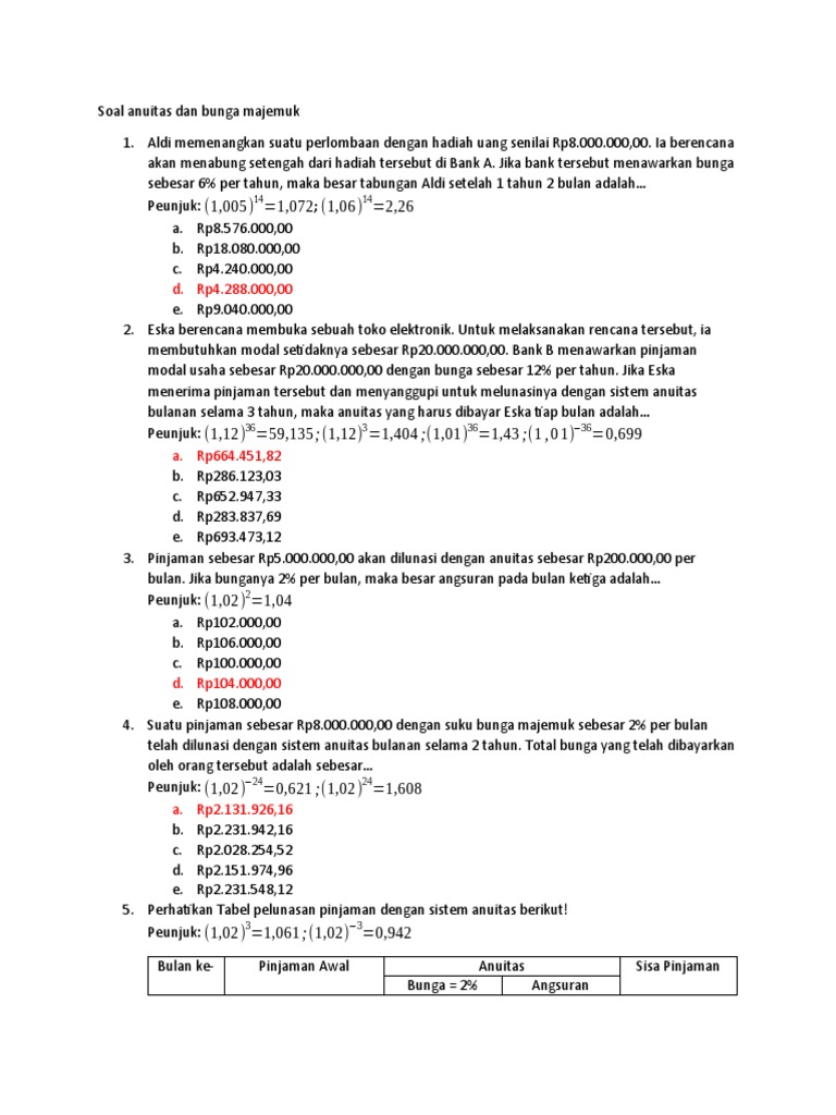 Soal PHB | PDF