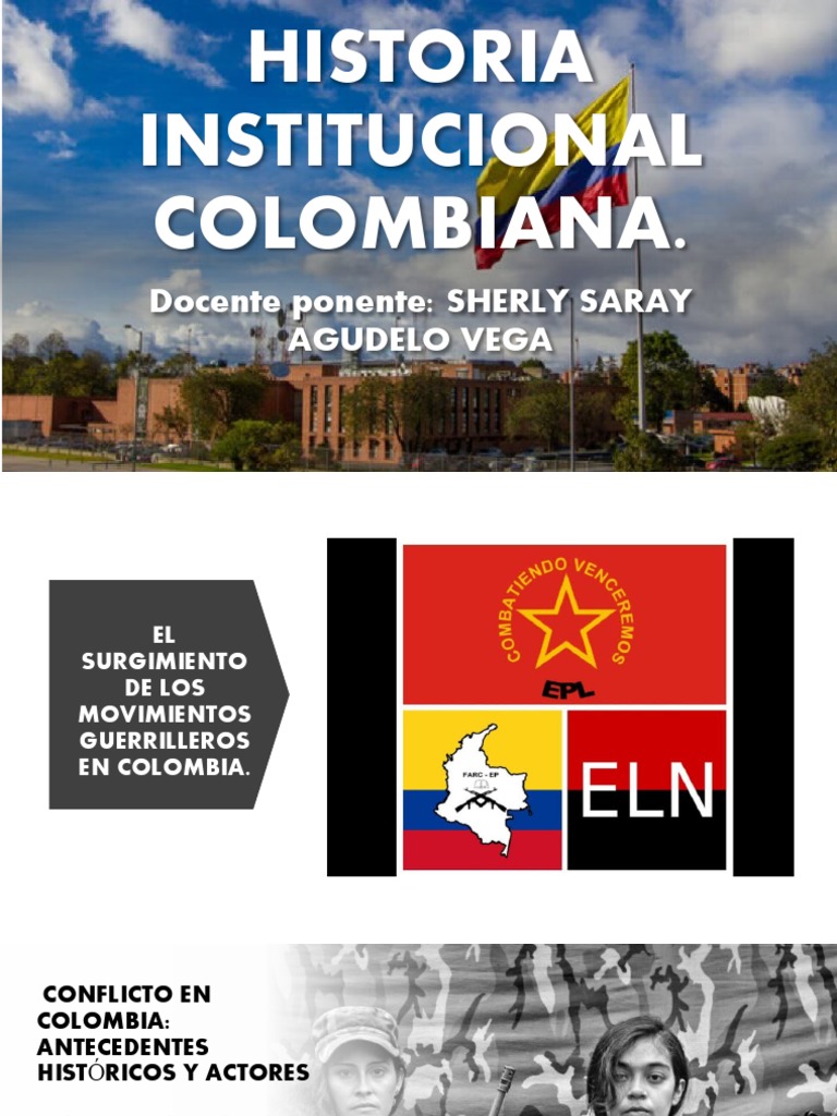 Historia Institucional Colombiana | Descargar gratis PDF | Colombia | Guerra de guerrillas