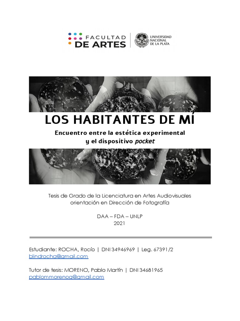 Rocha Rocío. Los Habitantes de Mí | PDF | Imagen | Ligero