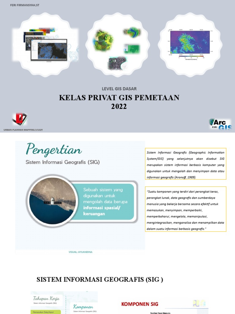 Presentation GIS DASAR | PDF