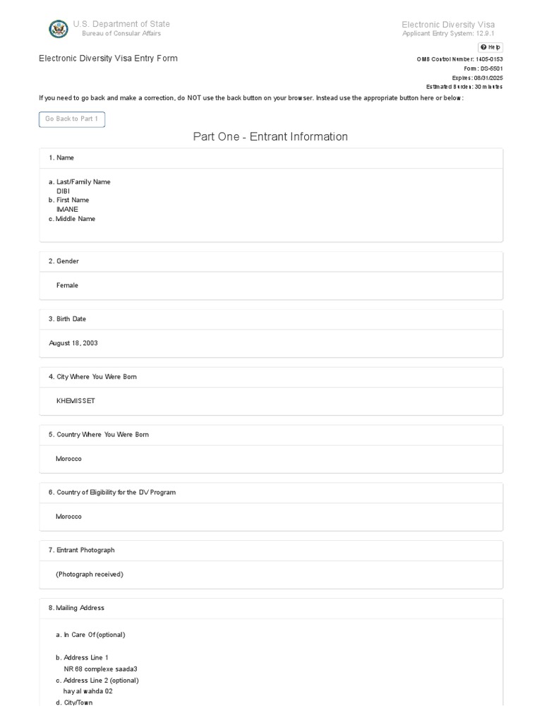 Electronic Diversity Visa Program 1 | Download Free PDF | Marriage ...