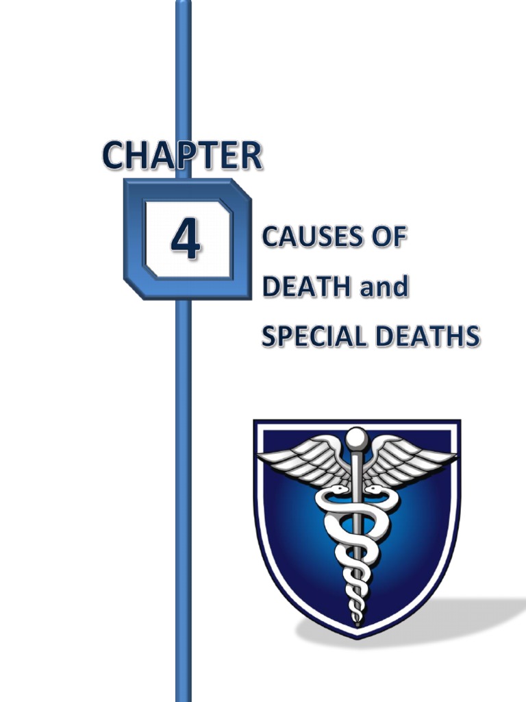 CHAPTER 4 CAUSES OF DEATH and SPECIAL DEATHS | PDF | Cremation ...