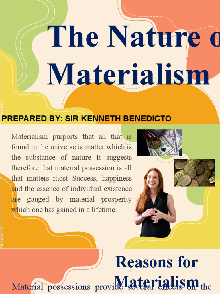 Lesson 7 - USELF - The Nature of Materialism | PDF | Self Esteem ...