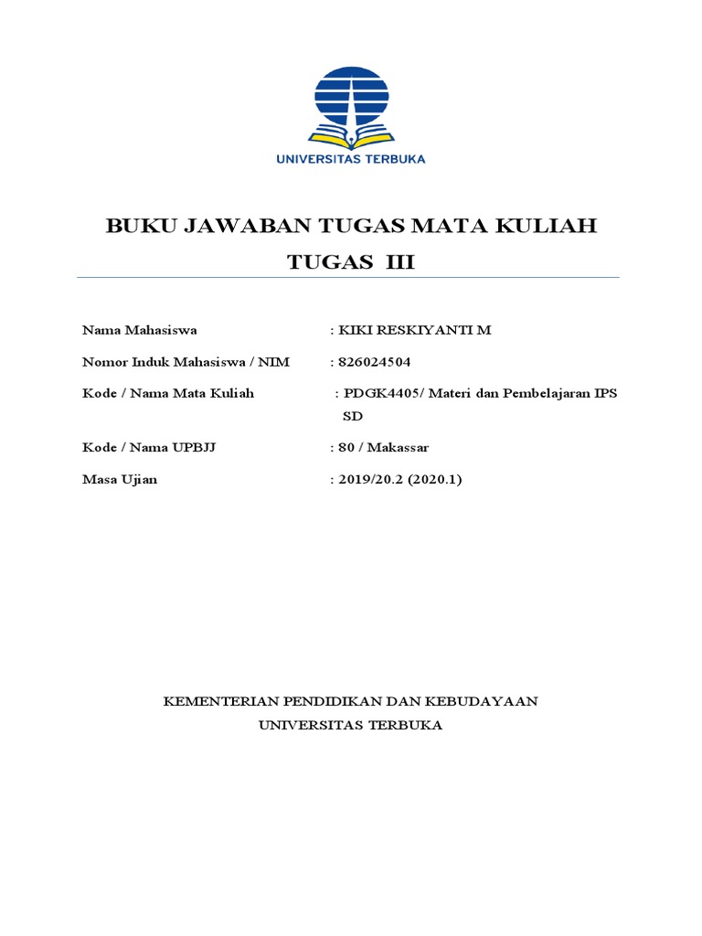 TMK 3 Materi & Pembelajaran Ips SD | PDF