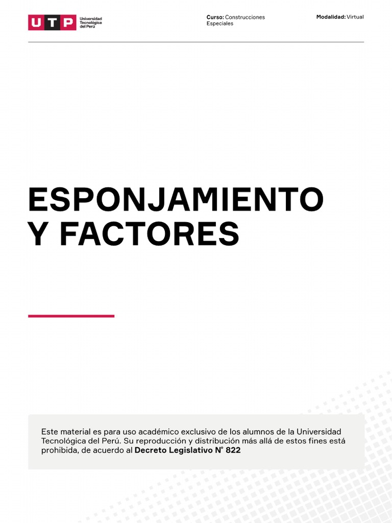 Semana 03 - Manual - ESPONJAMIENTO Y FACTORES | PDF | Métodos y materiales de enseñanza | Arte