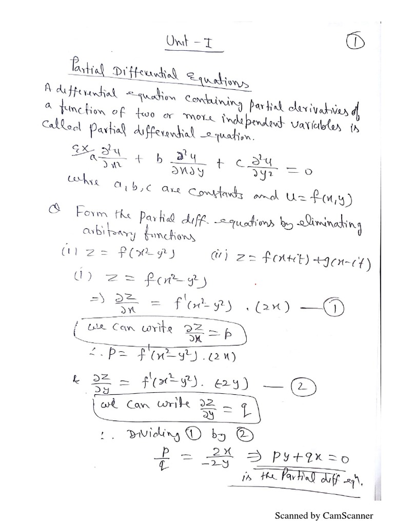 Engineering Mathematics 4 Unit1 | PDF