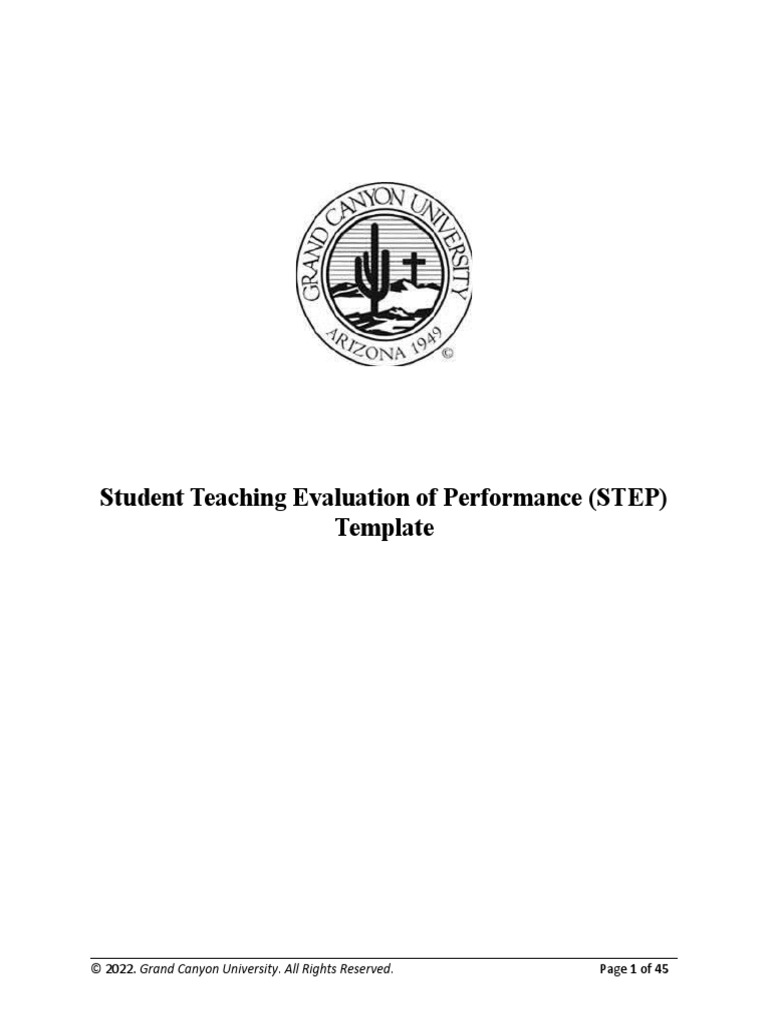 Step Template | PDF | Educational Assessment | Literacy