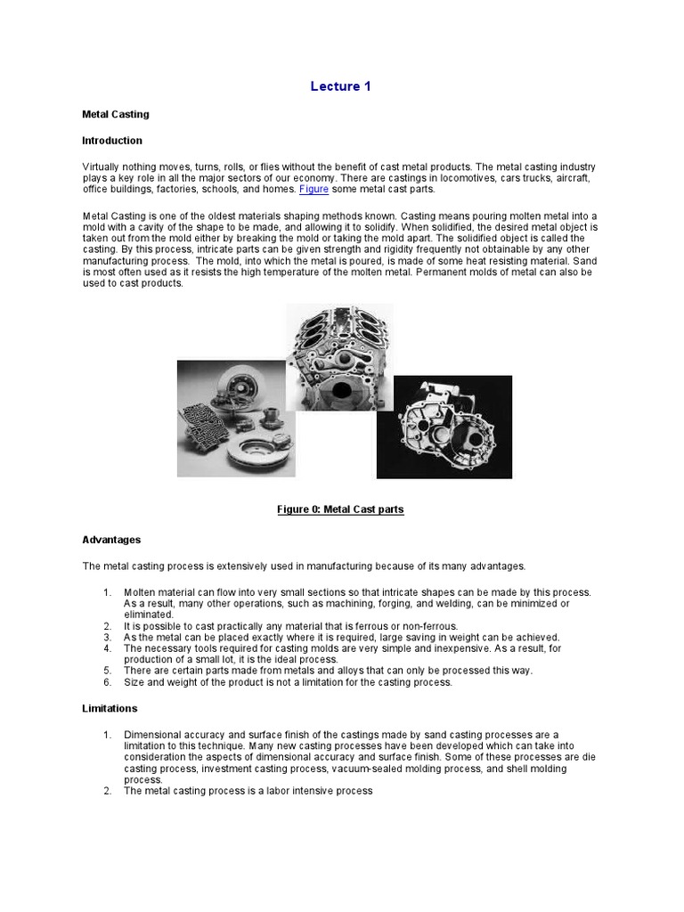 Casting and Welding Training | PDF | Casting (Metalworking) | Casting