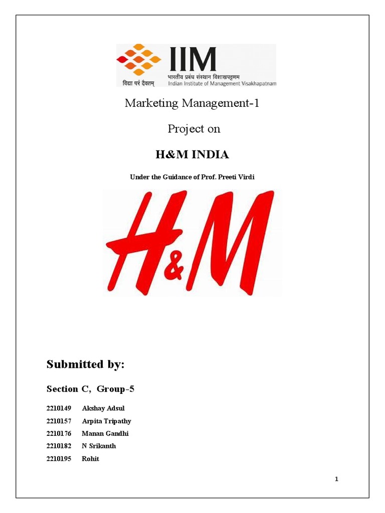 H&M Marketing | PDF | Fashion | Retail